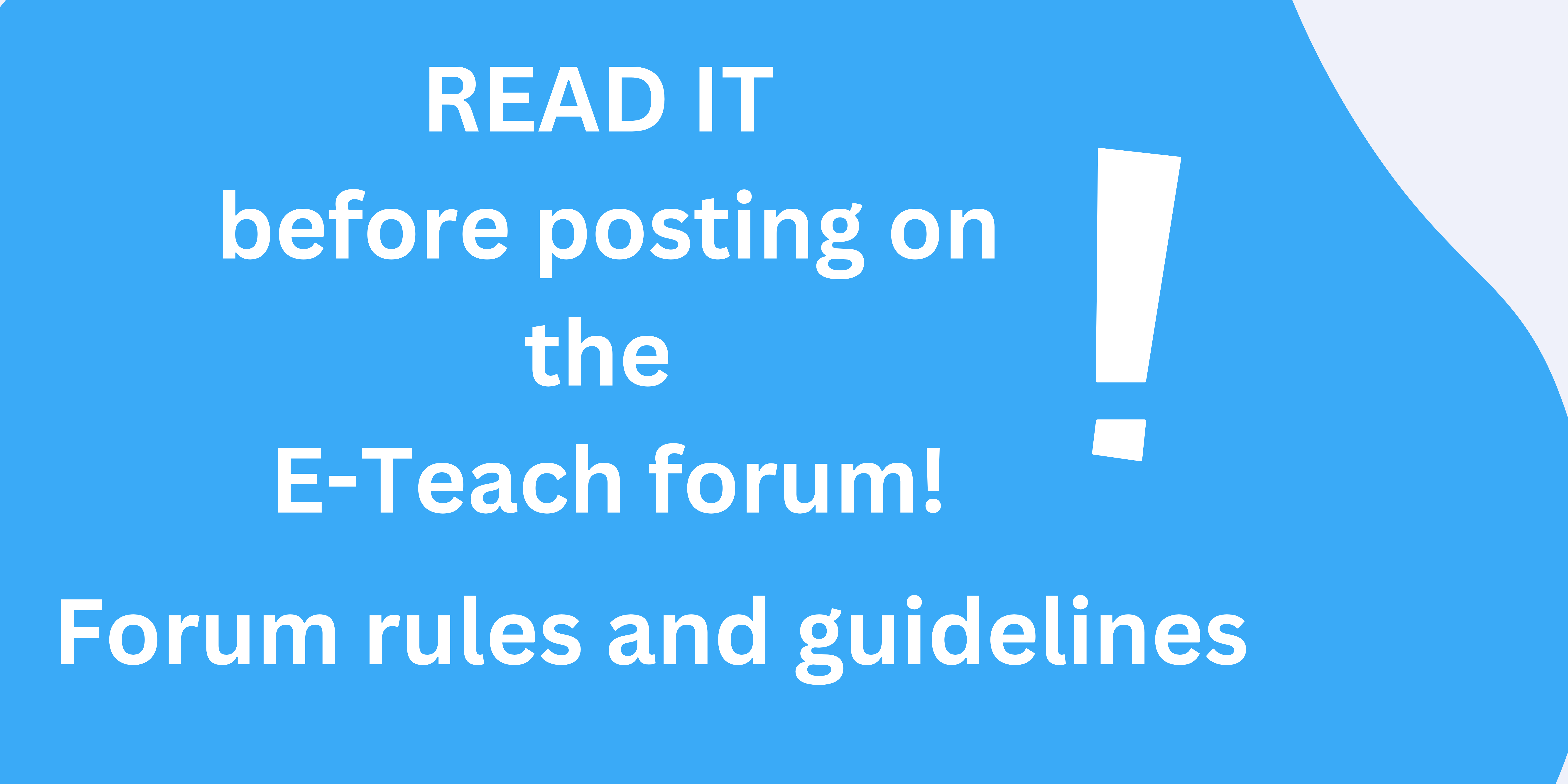 E-Teach Forum